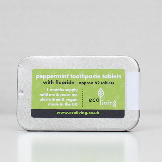 Toothpaste tablets - approx. 62 fluoride tablets – Blueberry Den Ltd